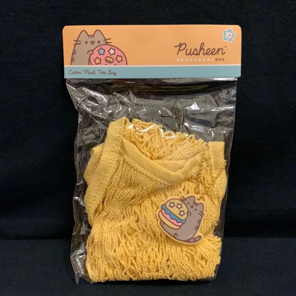 Pusheen | Bags | Pusheen Yellow Grocery Bag Recycle Bag Nwt | Poshmark